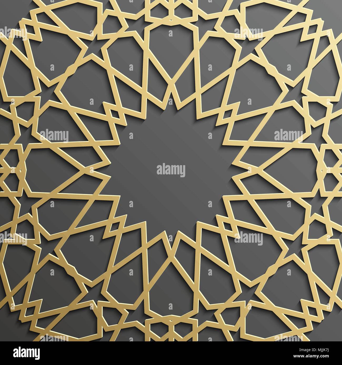Seamless islamic pattern 3d . Traditional Arabic design element Stock ...