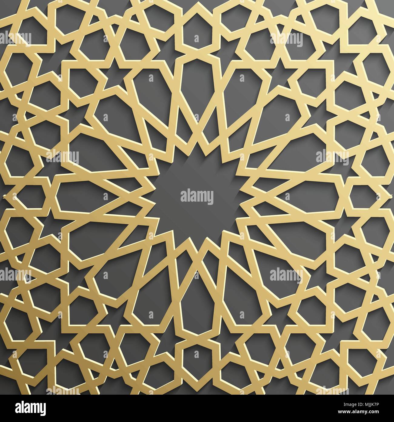 Seamless islamic pattern 3d . Traditional Arabic design element Stock ...