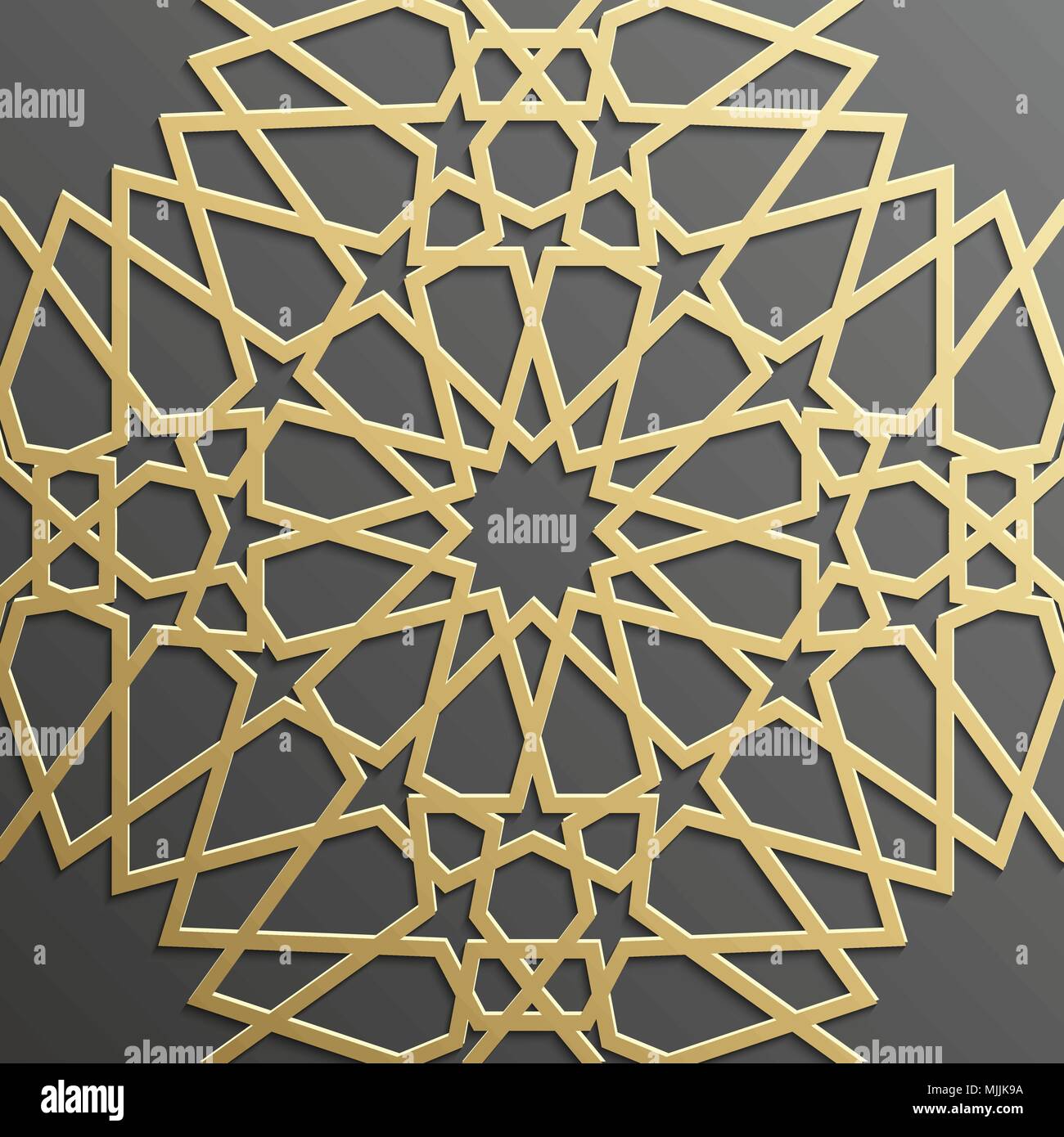 Seamless islamic pattern 3d . Traditional Arabic design element Stock ...