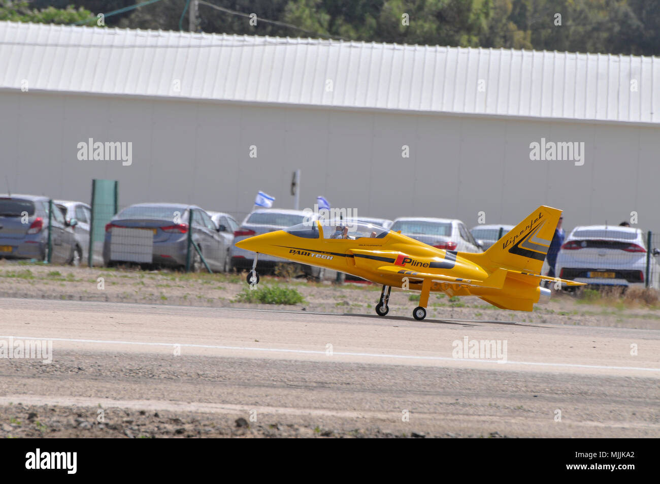 Radio controlled model aircraft demonstration at the IAF Air Show ...