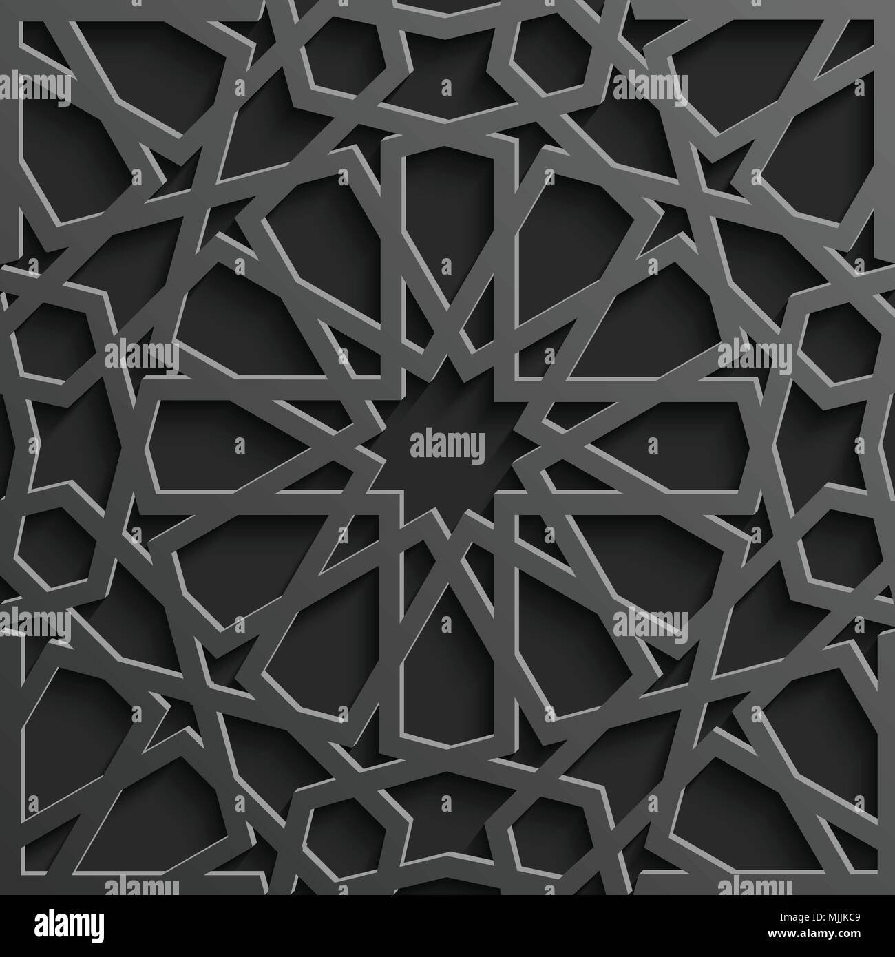 Seamless islamic pattern 3d . Traditional Arabic design element Stock ...