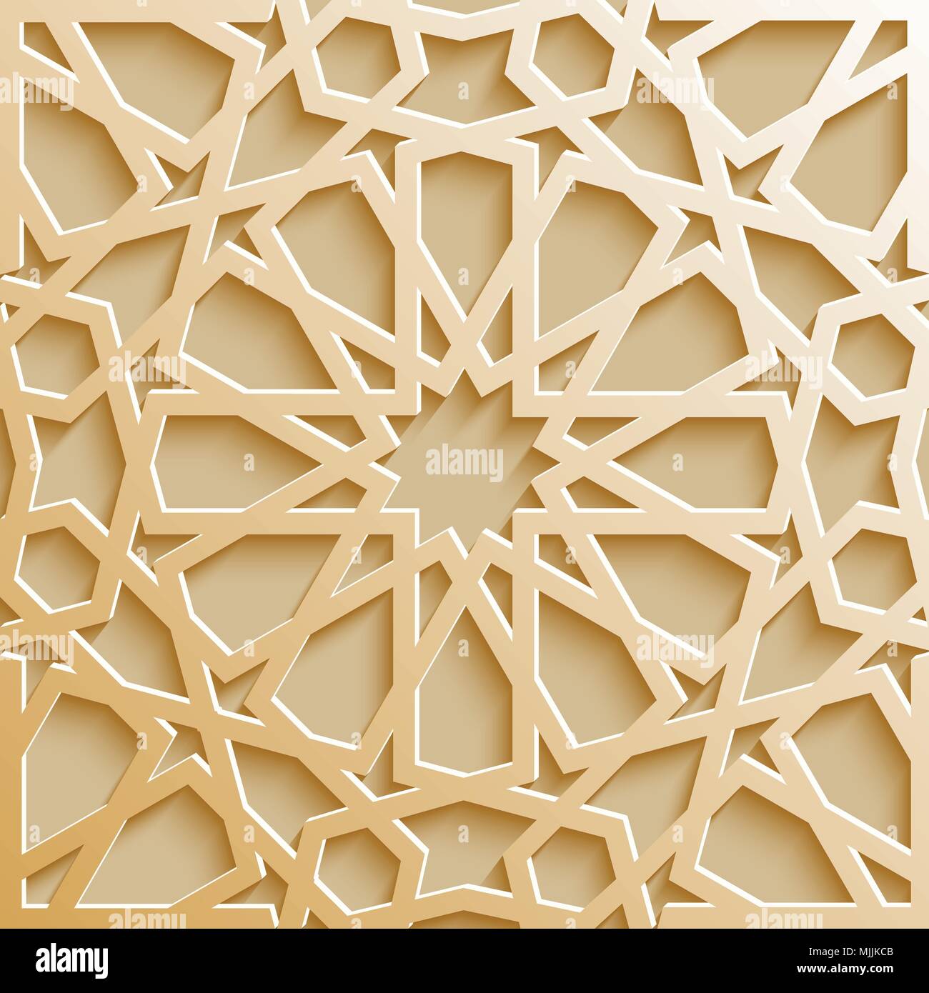 Seamless islamic pattern 3d . Traditional Arabic design element Stock ...