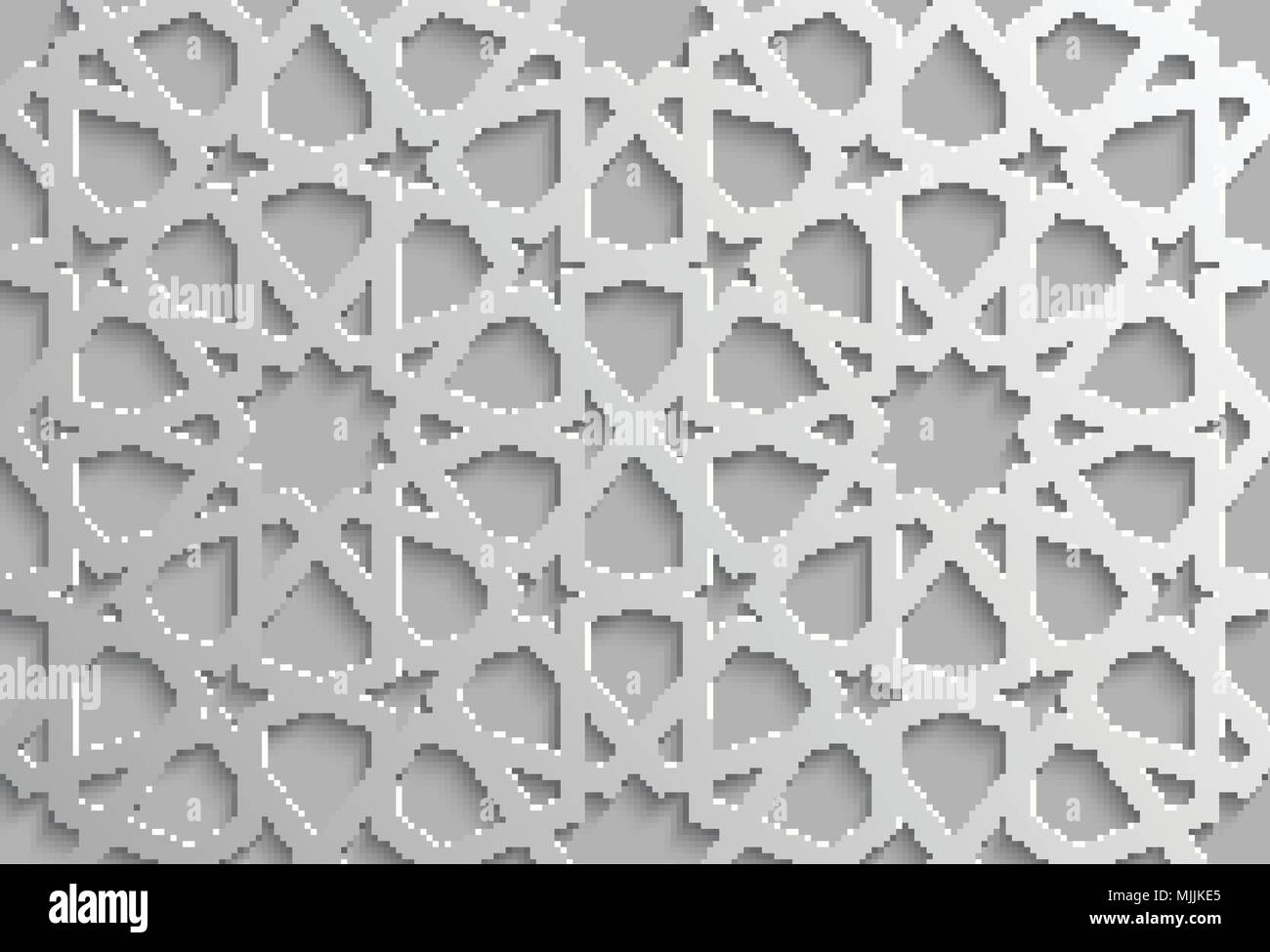 Seamless islamic pattern 3d . Traditional Arabic design element Stock ...