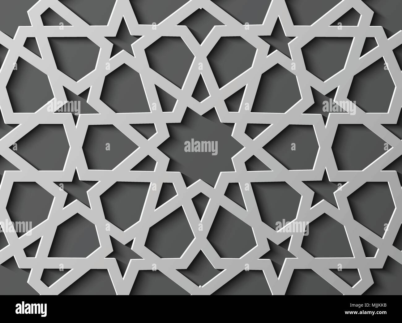 Seamless islamic pattern 3d . Traditional Arabic design element Stock ...