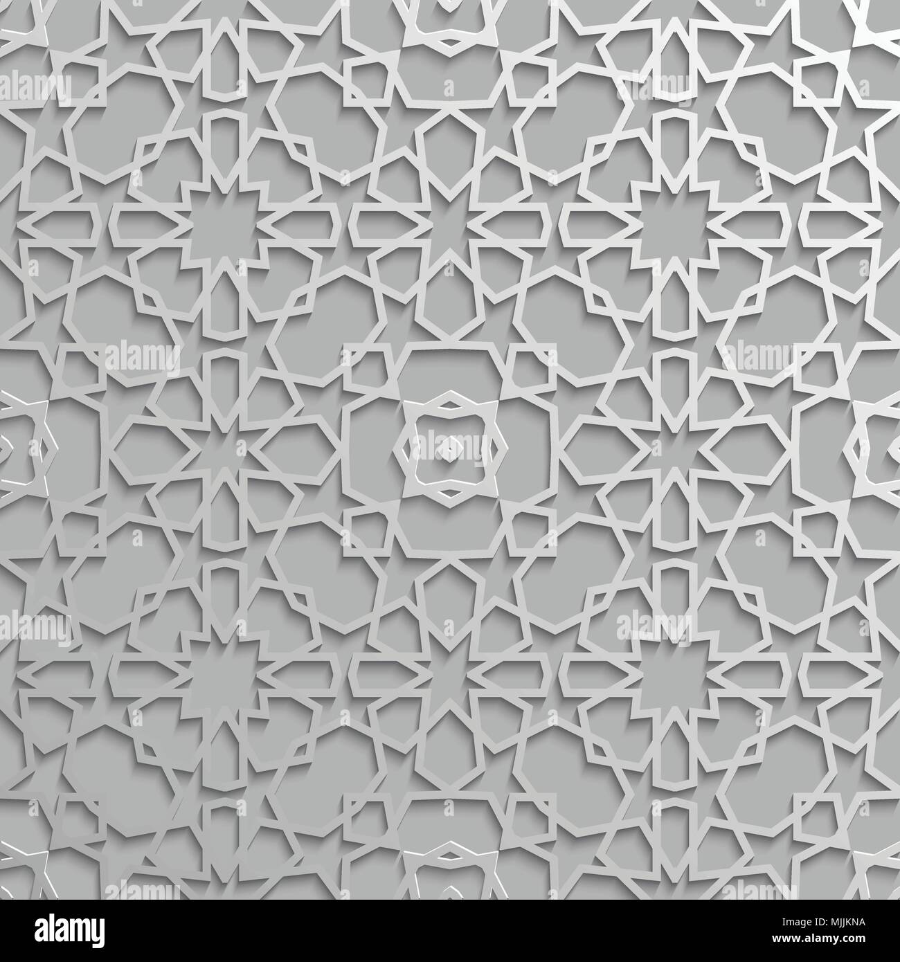 Seamless islamic pattern 3d . Traditional Arabic design element Stock ...