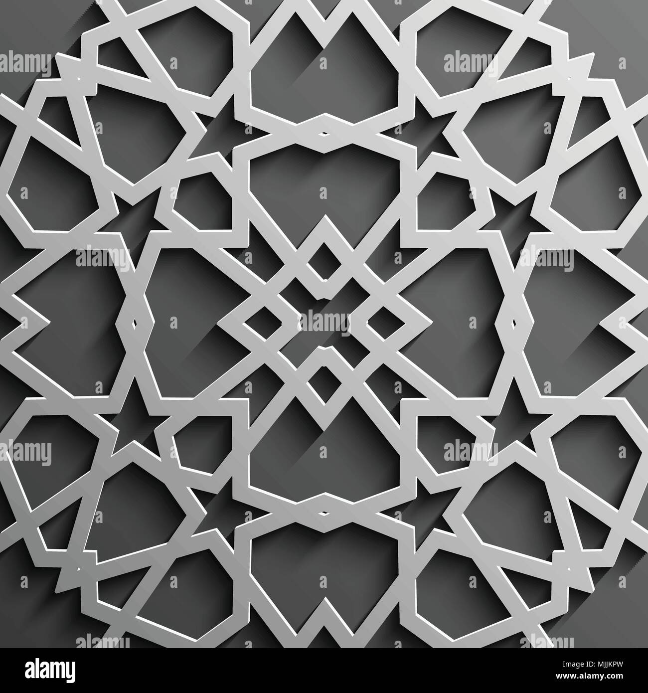 Seamless islamic pattern 3d . Traditional Arabic design element Stock ...