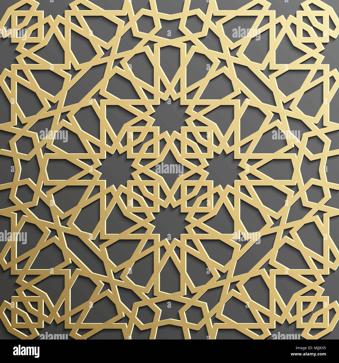 Seamless islamic pattern 3d . Traditional Arabic design element Stock ...