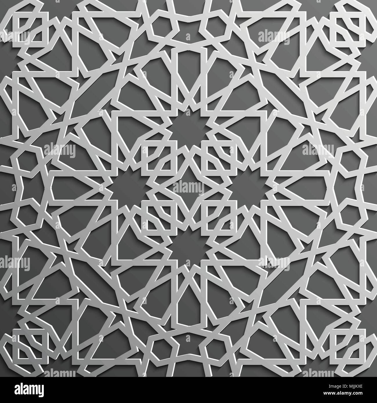 Seamless islamic pattern 3d . Traditional Arabic design element Stock ...