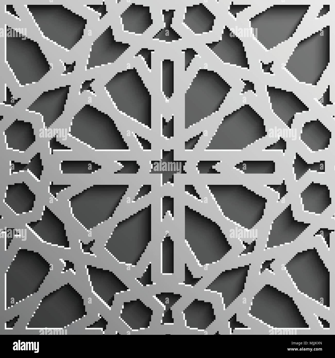 Seamless islamic pattern 3d . Traditional Arabic design element Stock ...