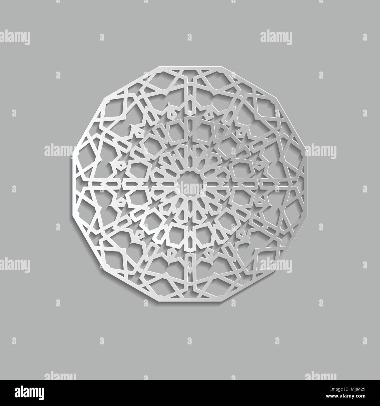 Seamless islamic pattern 3d . Traditional Arabic design element Stock ...