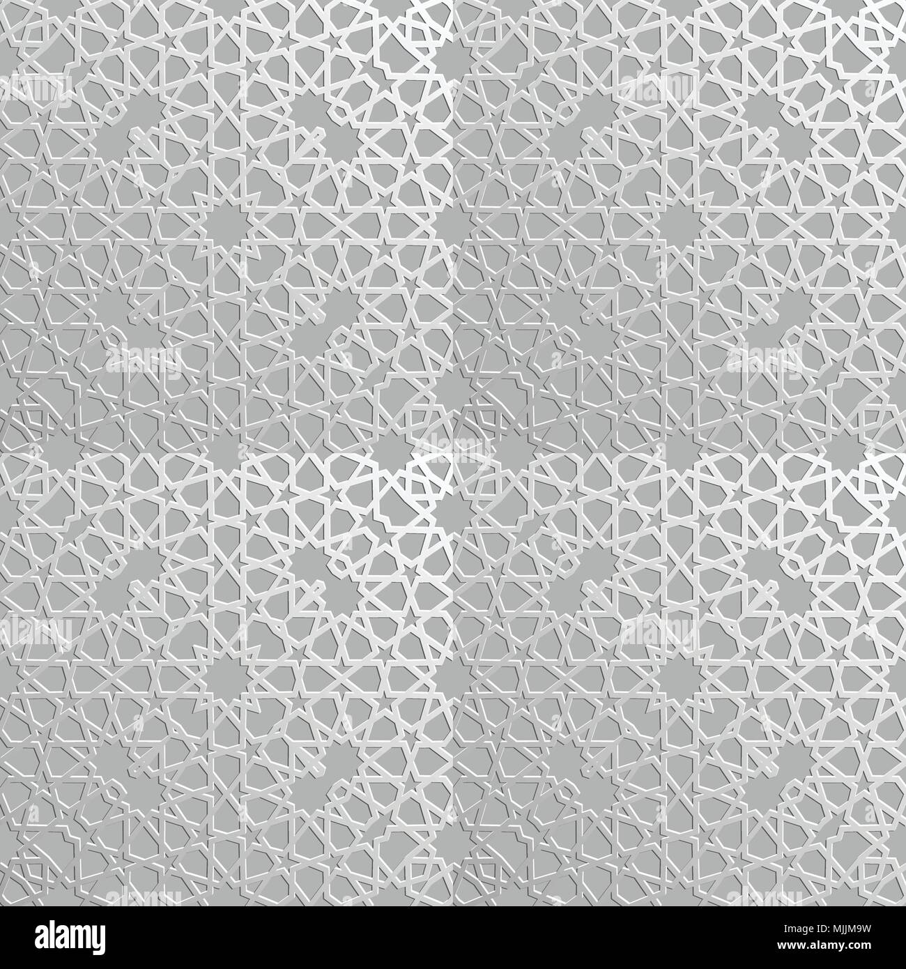 Seamless islamic pattern 3d . Traditional Arabic design element Stock ...