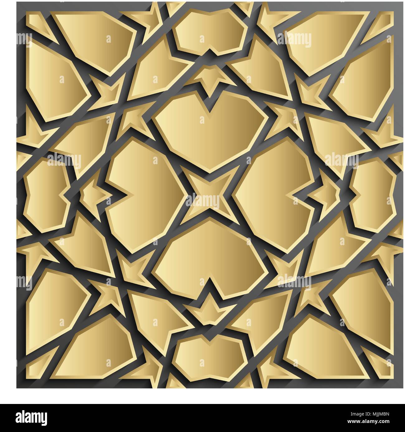Seamless islamic pattern 3d . Traditional Arabic design element Stock ...