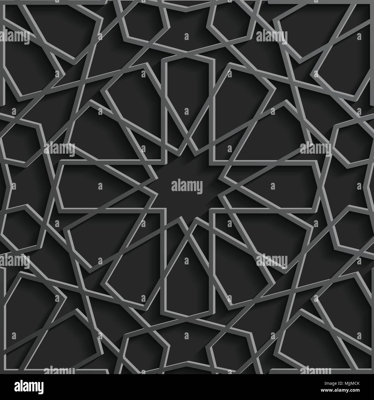 Seamless islamic pattern 3d . Traditional Arabic design element Stock ...