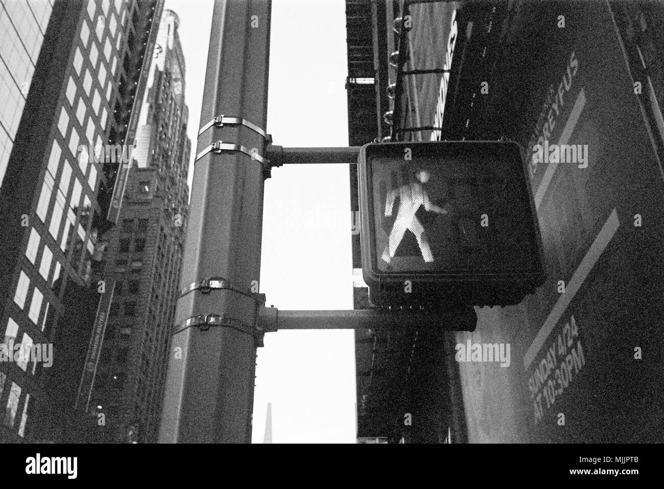 Walk street sign , 7th Avenue, New York City, United States of America ...