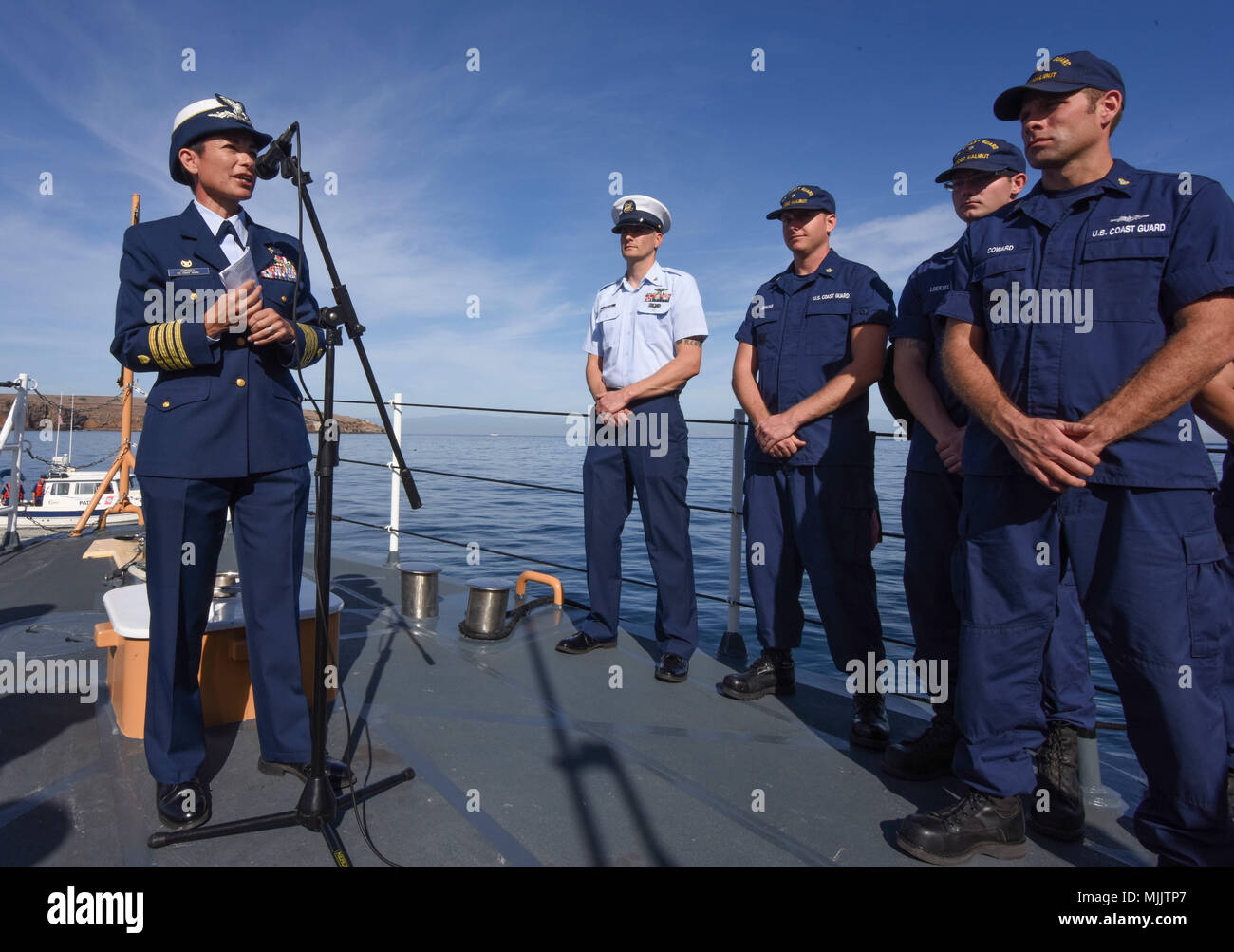 Capt. Charlene Downey, the Coast Guard Sector Los Angeles-Long Beach ...
