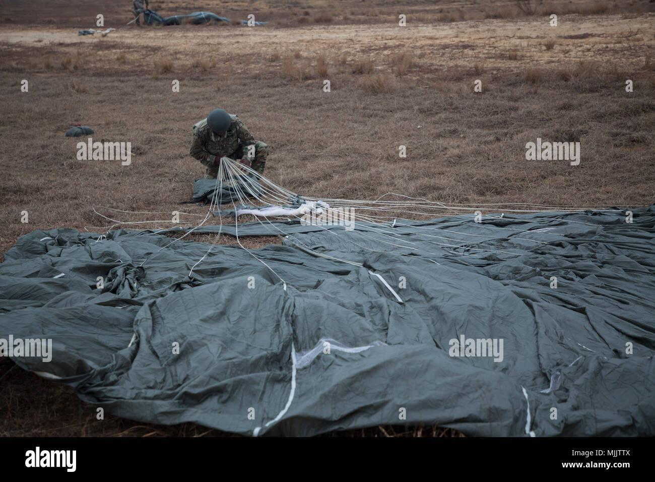 116)U.S. Army paratroopers Staff Sgt. Jamal Rogers of the 407th Brigade ...