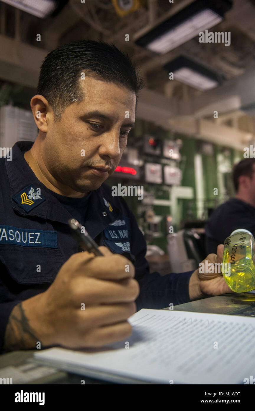171202-N-ZS023-023 ARABIAN GULF (Dec. 2, 2017) Electrician’s Mate 1st ...