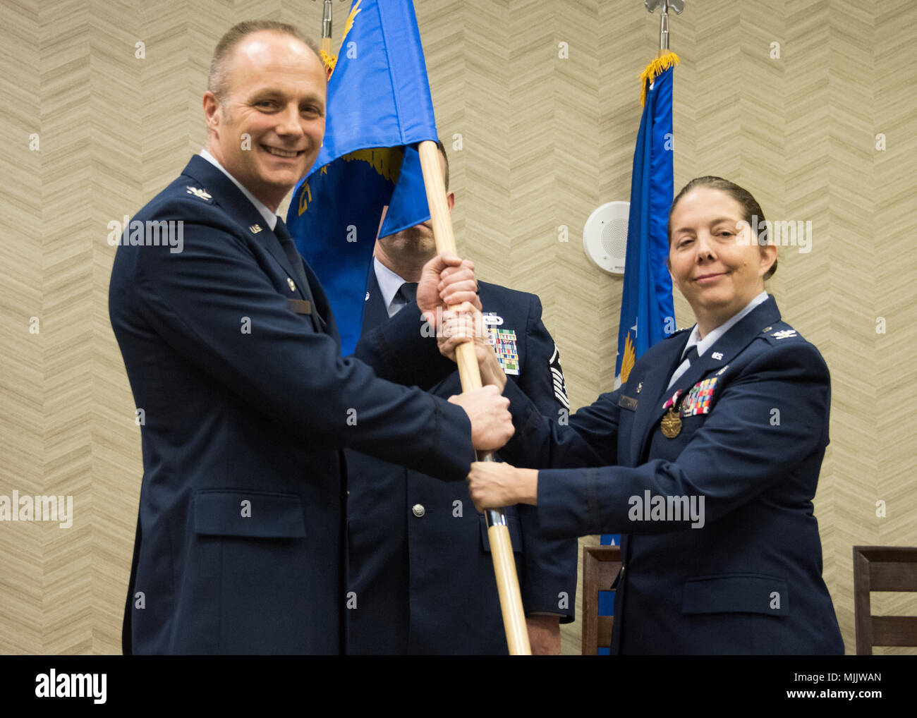 Col. Misty M. Zelk relinquishes command of the 188th Medical Group to ...