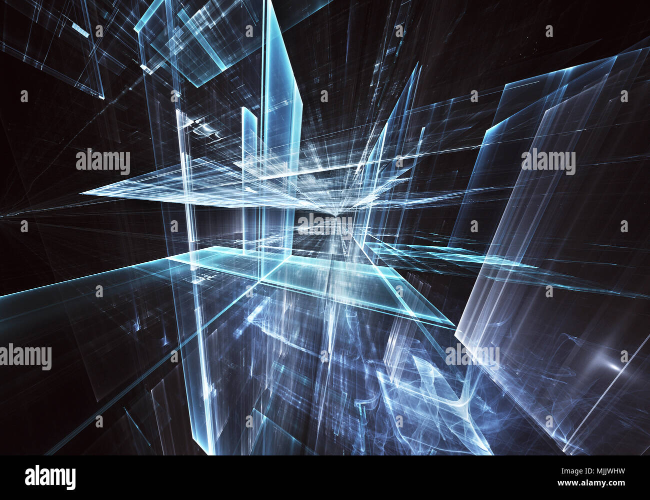 Abstract future technology background - computer-generated 3D image ...