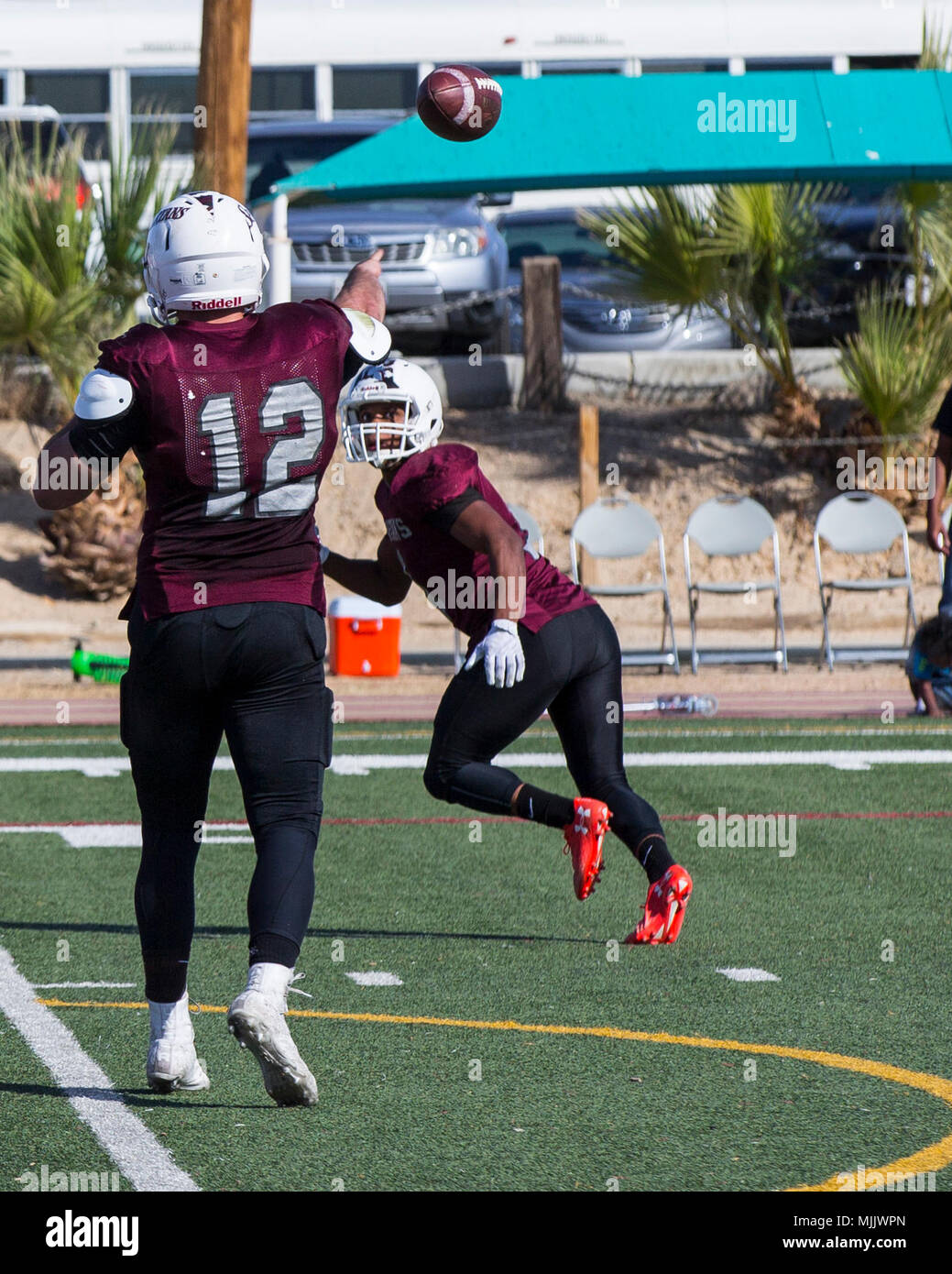 The Marine Corps Base, Headquarters and Support Battalion, football ...