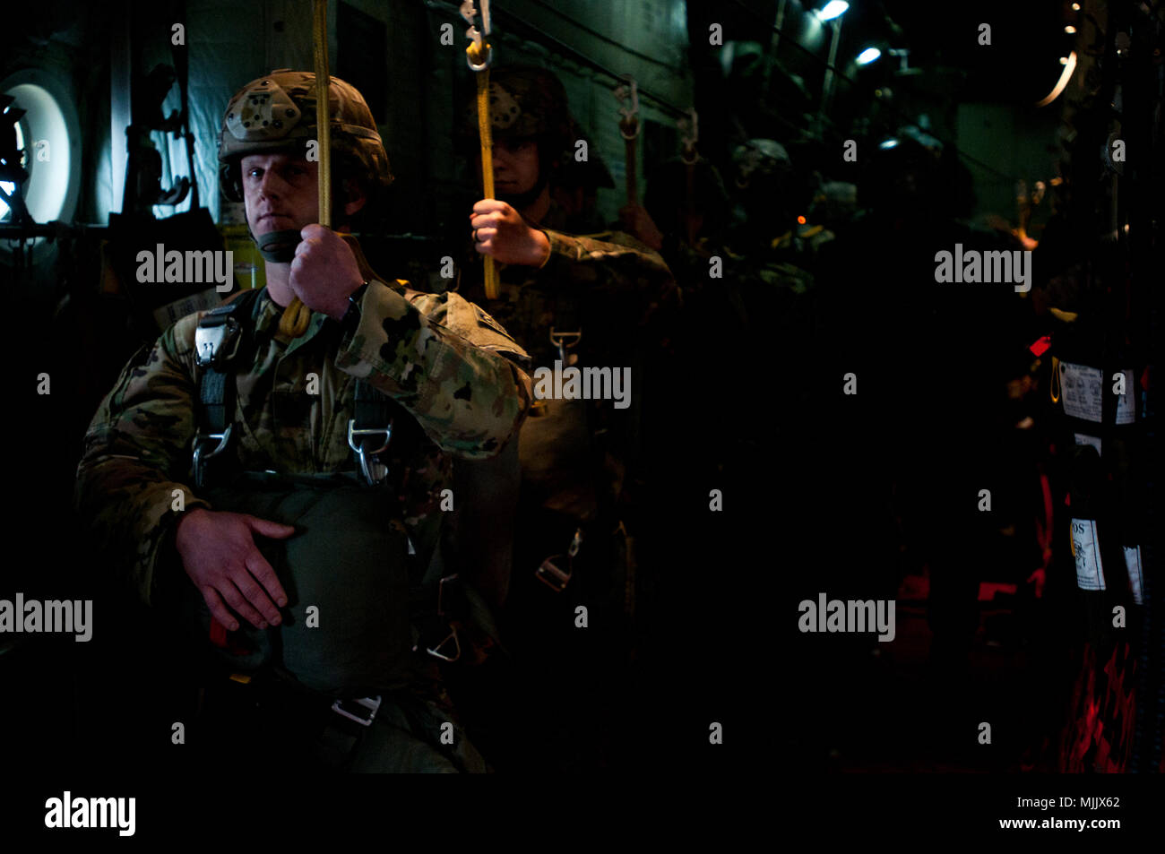 First Sgt. Christopher Jones, a jumpmaster with the 82nd Airborne ...