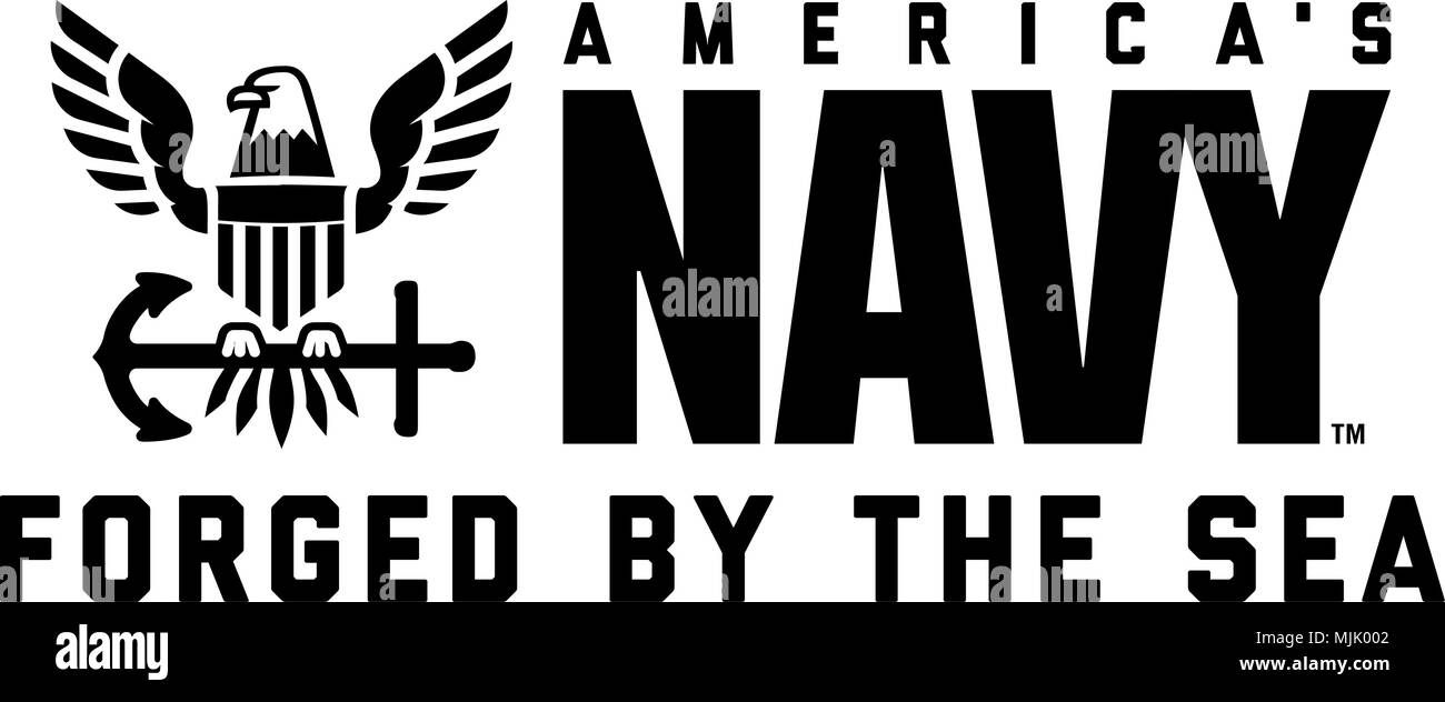 Navy Logo Black And White