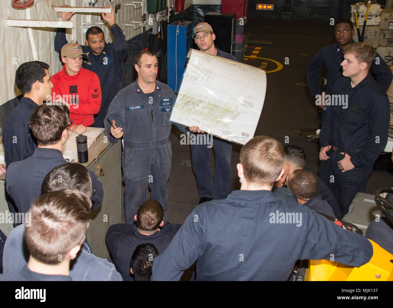 ATLANTIC OCEAN (Dec. 2, 2017) Hull Maintenance Technician 1st Class ...