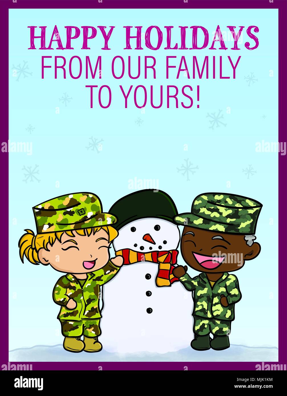 Card designed for social media messaging during the holidays. The ...