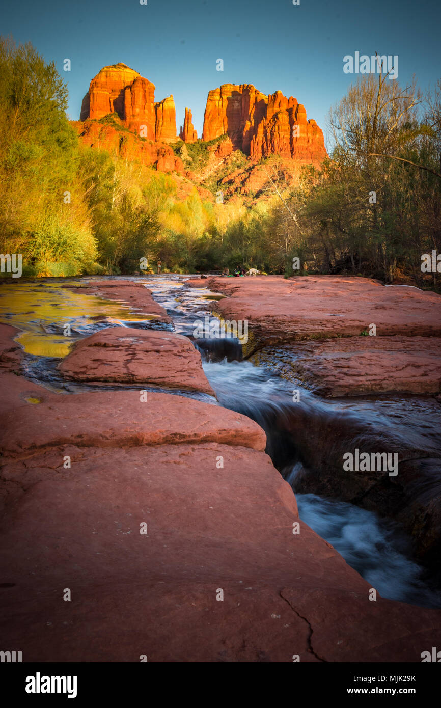 Cathedral rock red rock river hi-res stock photography and images - Alamy