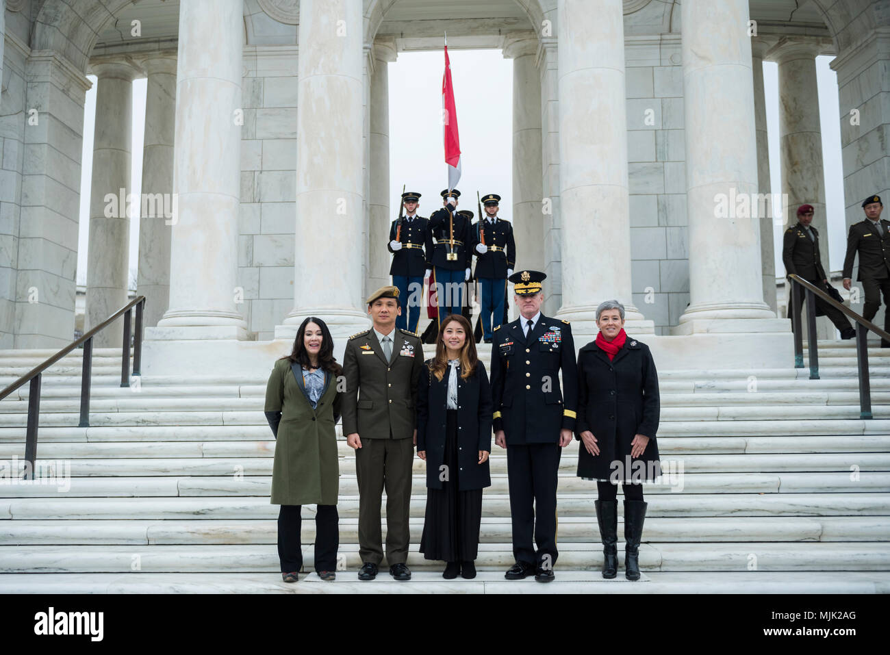[From left to right] Karen Durham-Aguilera, executive director, Army ...