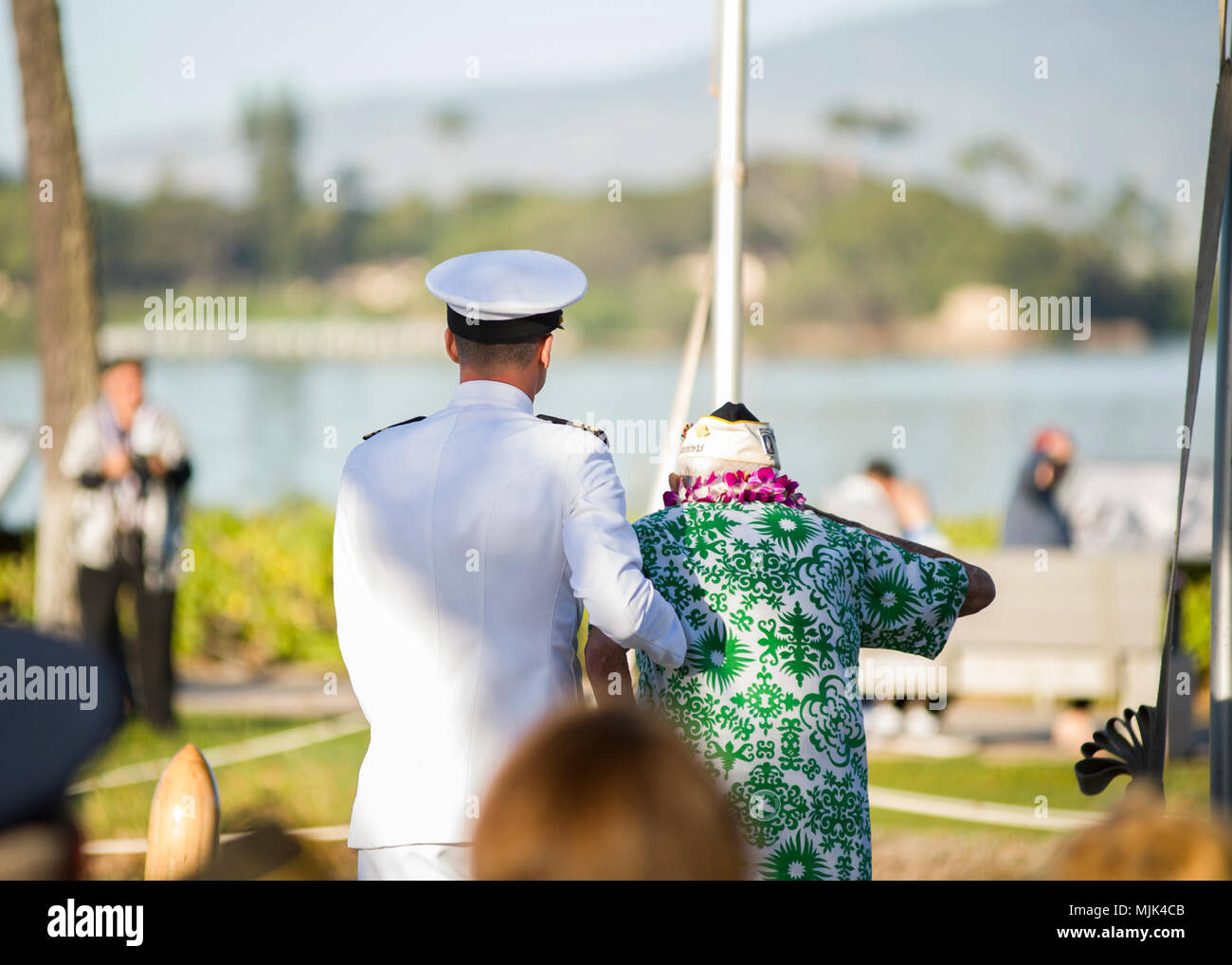 171207-N-AV234-0458 PEARL HARBOR (Dec. 7, 2017) Lt. Cmdr. Michael Genta ...