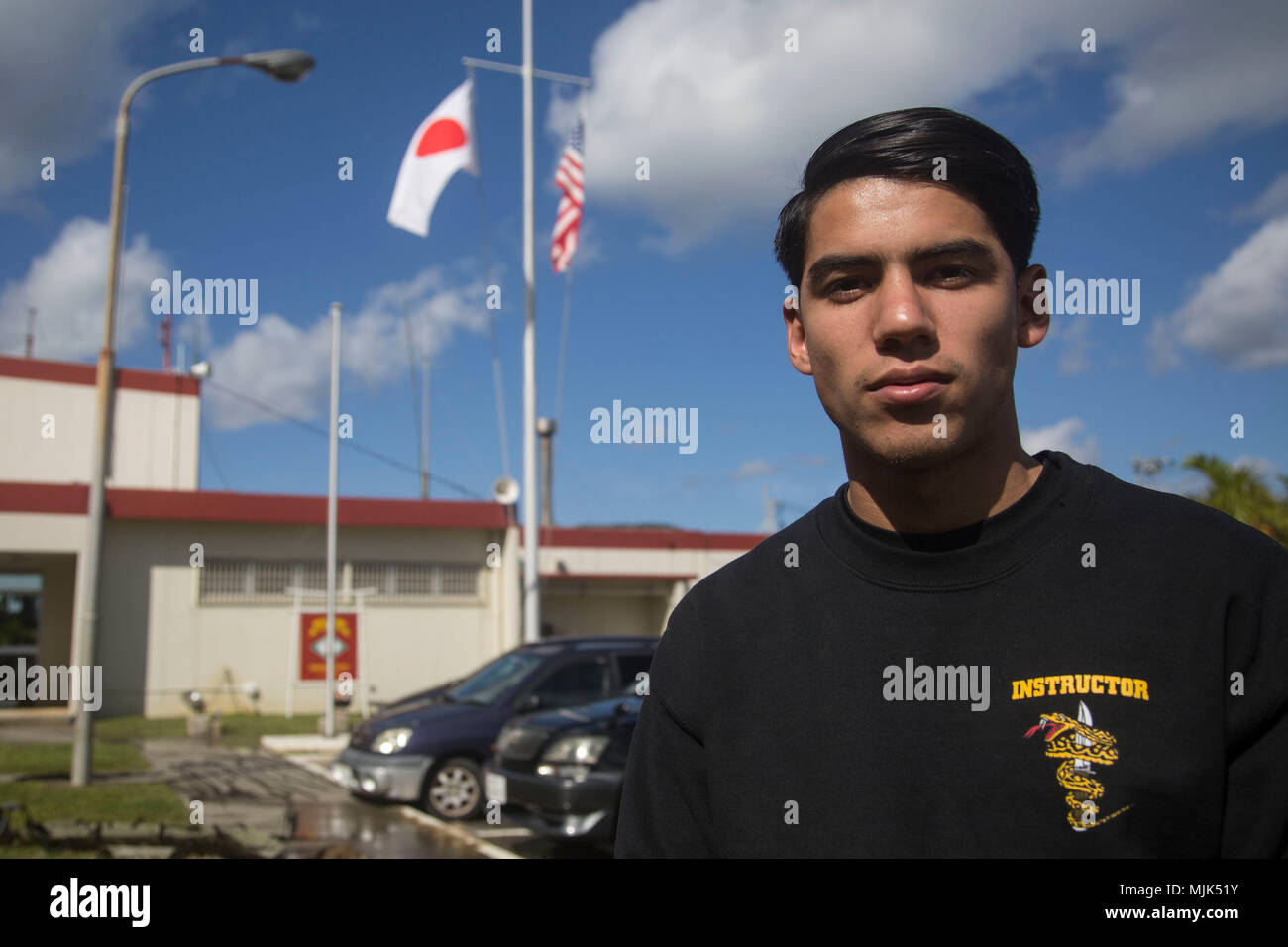 U.S. Marine Sgt. Anthony Cruz is a section leader for the operations ...