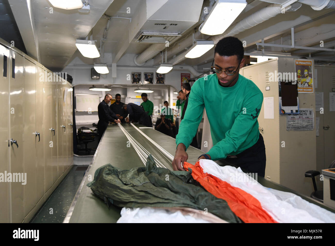 171206-N-AD499-2082 ARABIAN GULF (Dec. 6, 2017) Aircrew Survival ...