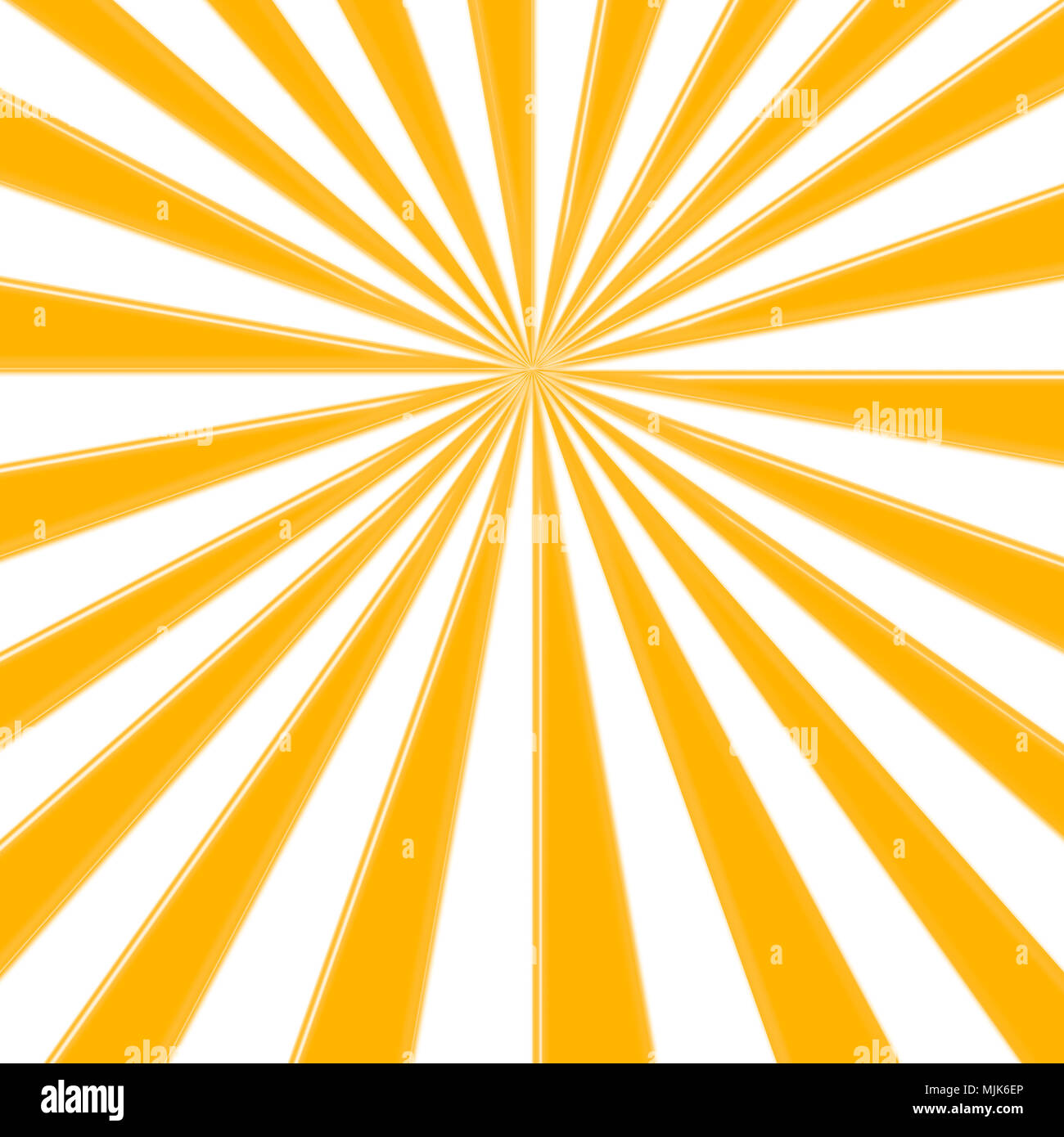 Stock Illustration - Orange Colored Sunbeams Centered, Blank Copy Space ...