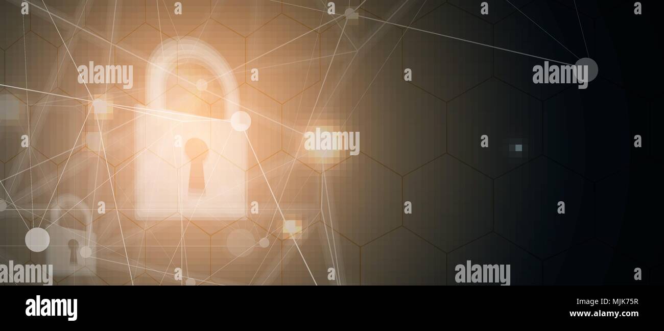 Cyber security project background Stock Vector Images - Alamy
