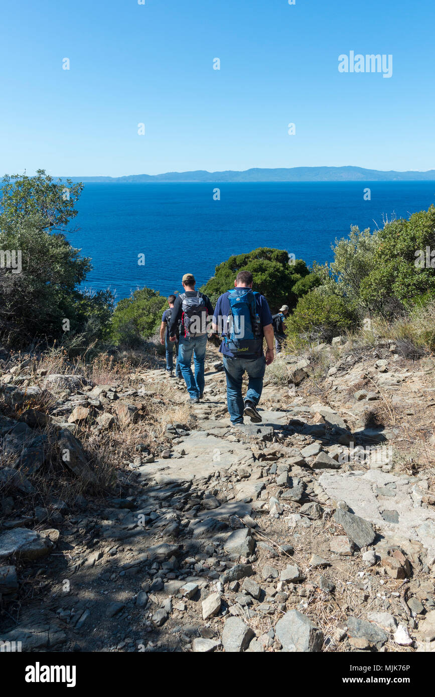 Mount athos greece pilgrims hi-res stock photography and images - Alamy