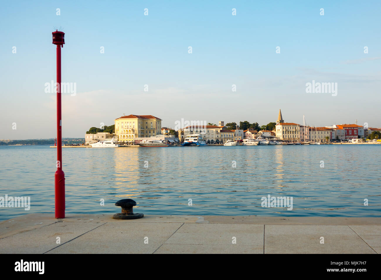 Croatia Istria Porec Harbour Street High Resolution Stock Photography ...