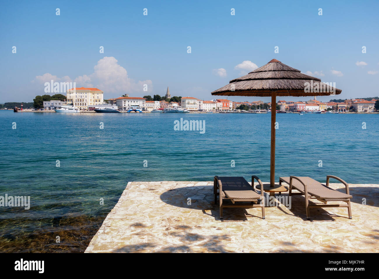 Croatia istria porec harbour street hi-res stock photography and images ...