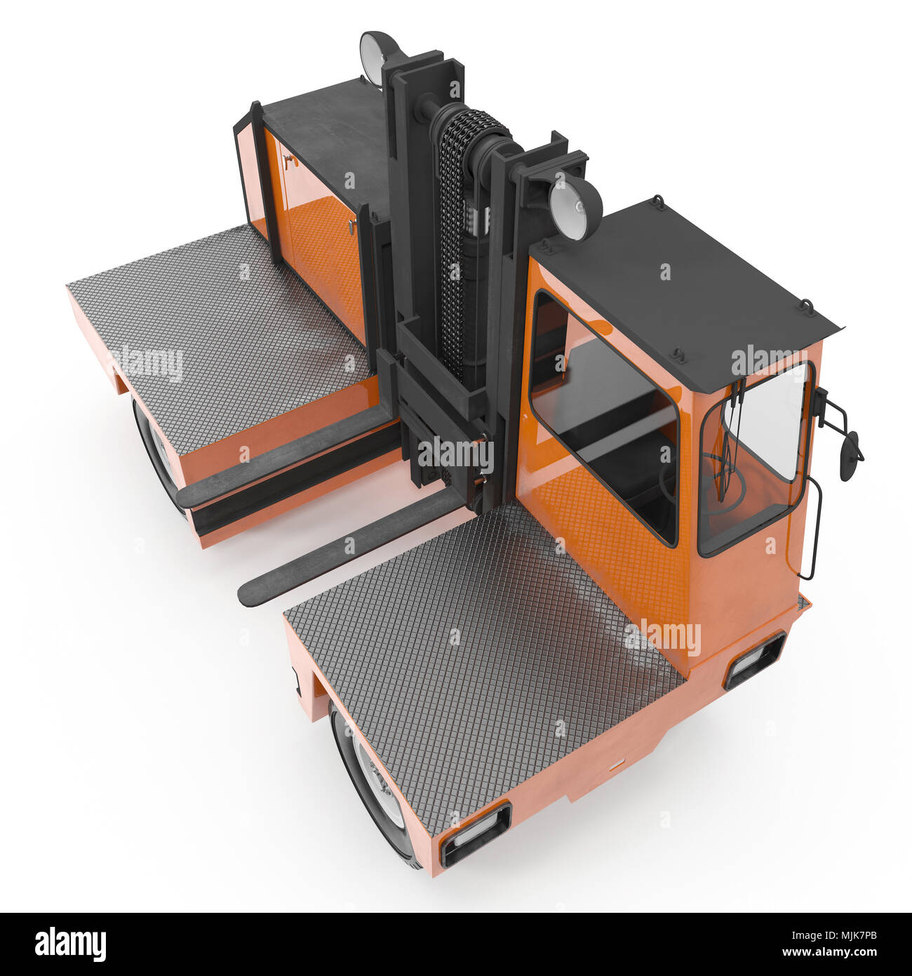 Side loader truck hi-res stock photography and images - Alamy