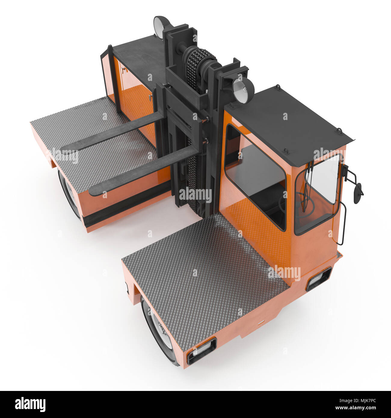 Side loader truck hi-res stock photography and images - Alamy