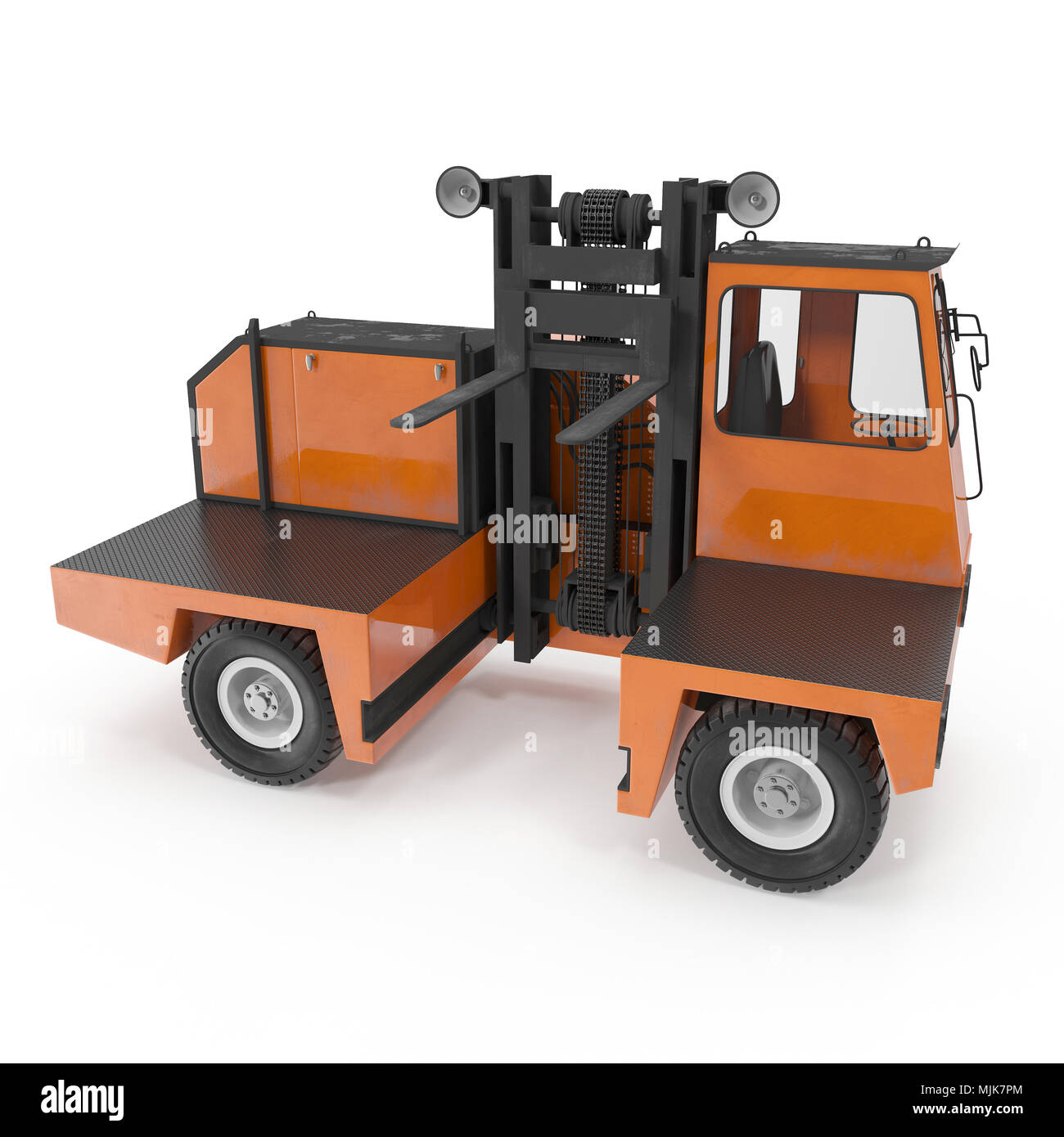 Side loader forklift truck hi-res stock photography and images - Alamy