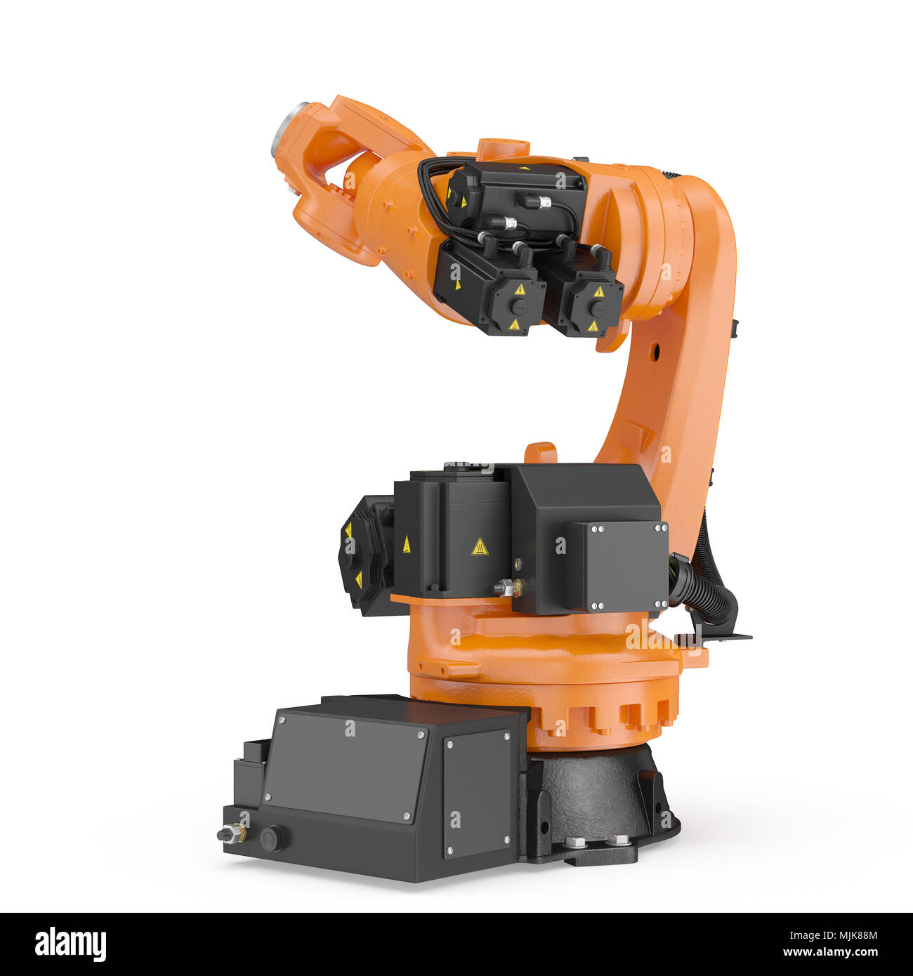 Automated robotic arm Cut Out Stock Images & Pictures - Alamy