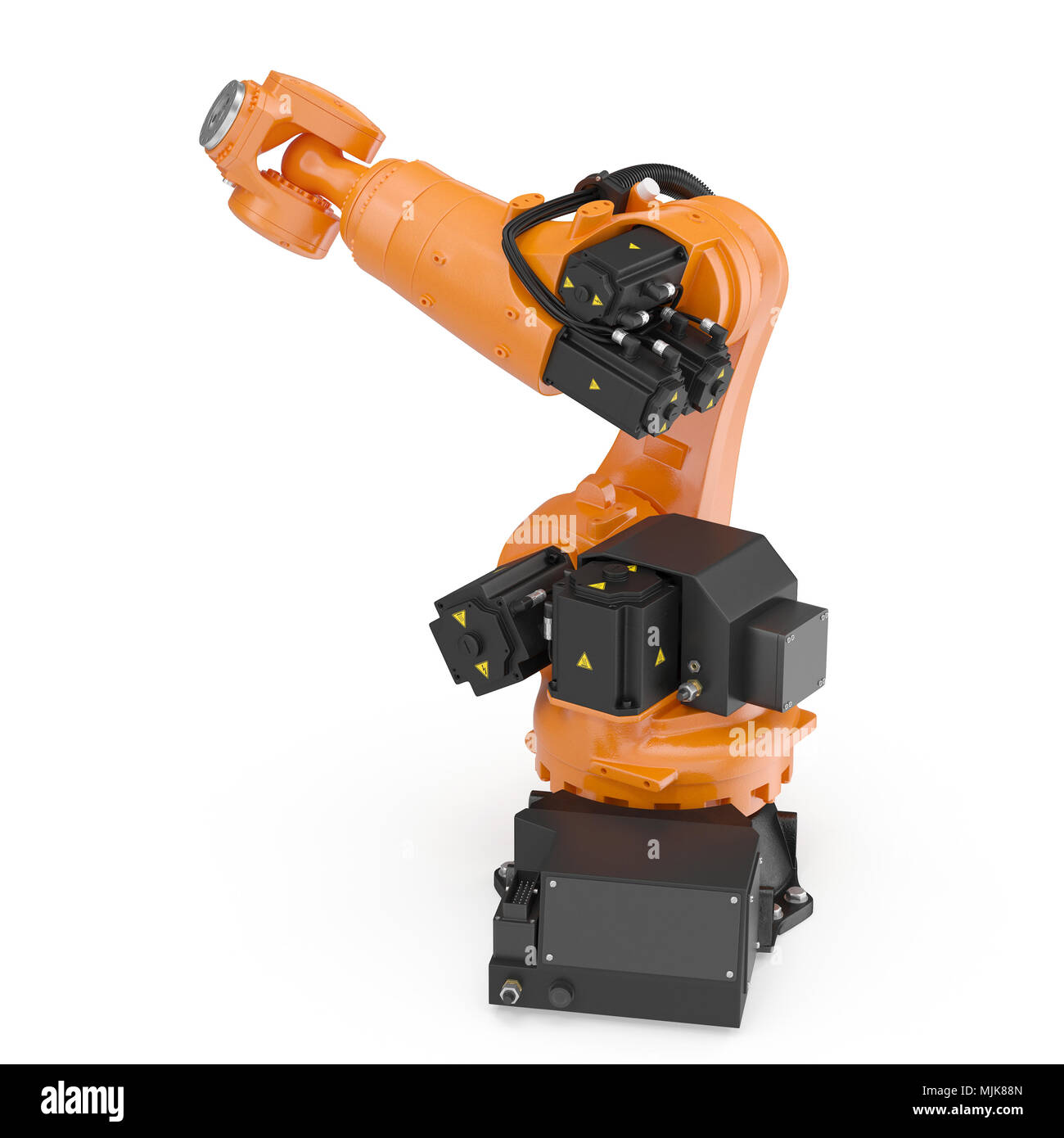 Automated robotic arm Cut Out Stock Images & Pictures - Alamy
