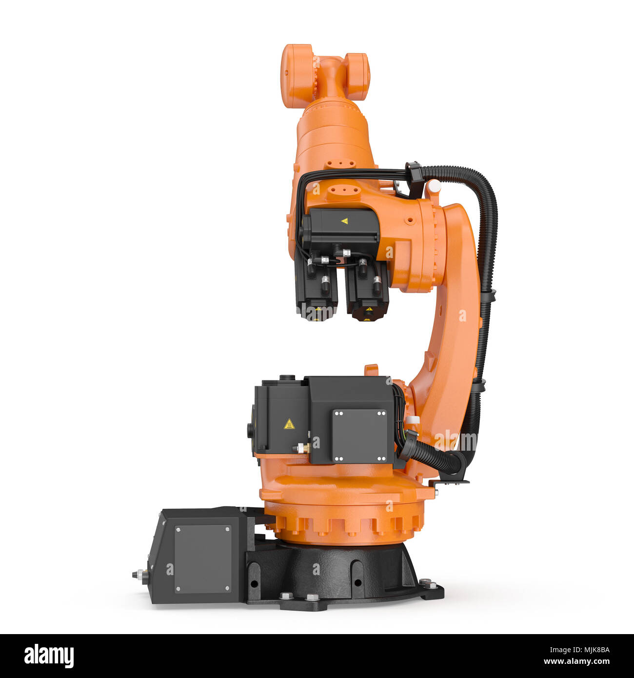 Orange Industrial Robot High Resolution Stock Photography and Images ...