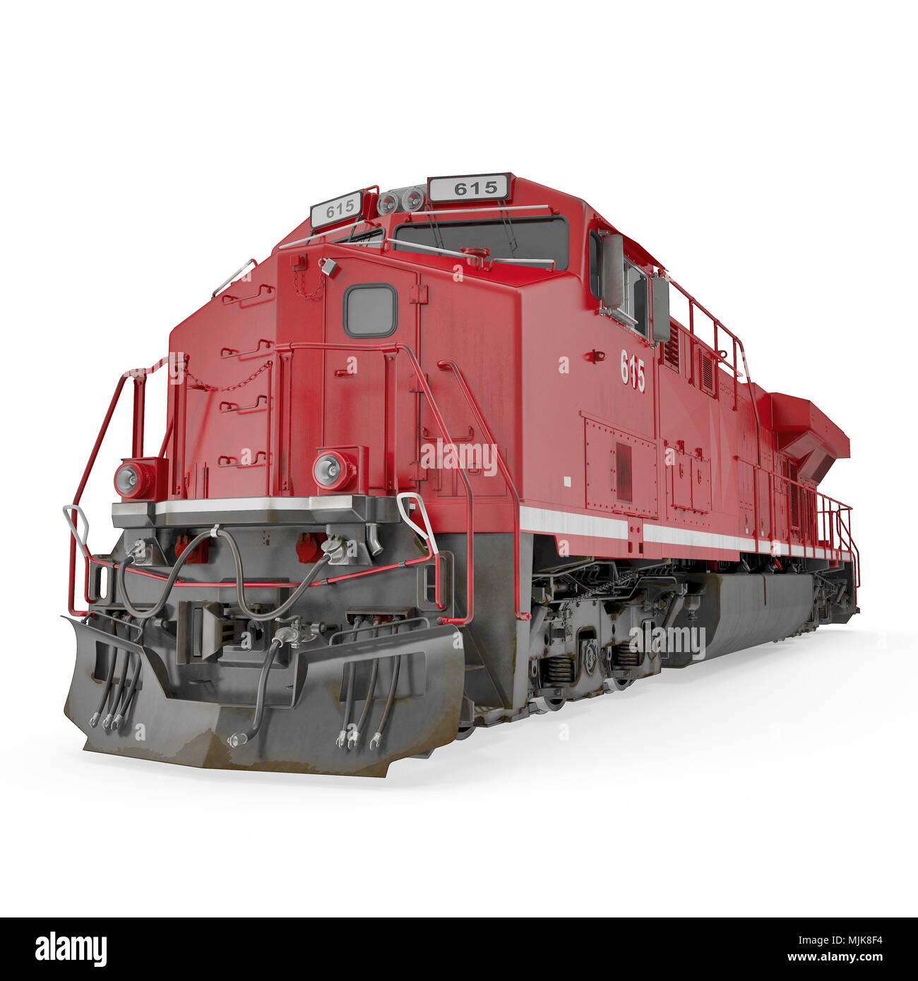 Red diesel locomotive hi-res stock photography and images - Alamy