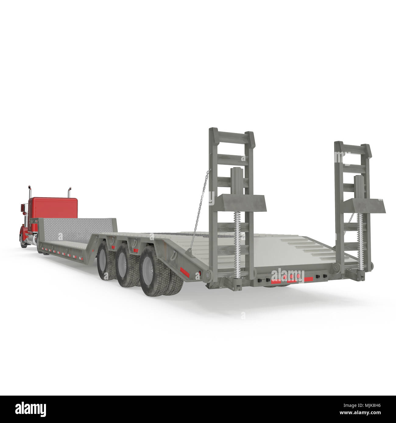 Double axle truck trailer heavy hi-res stock photography and images - Alamy