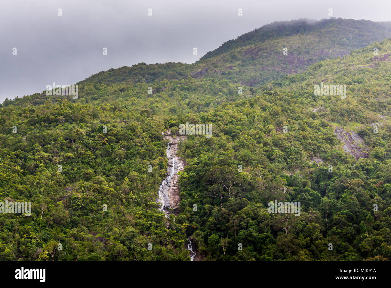 Top down view tropical waterfall hi-res stock photography and images ...