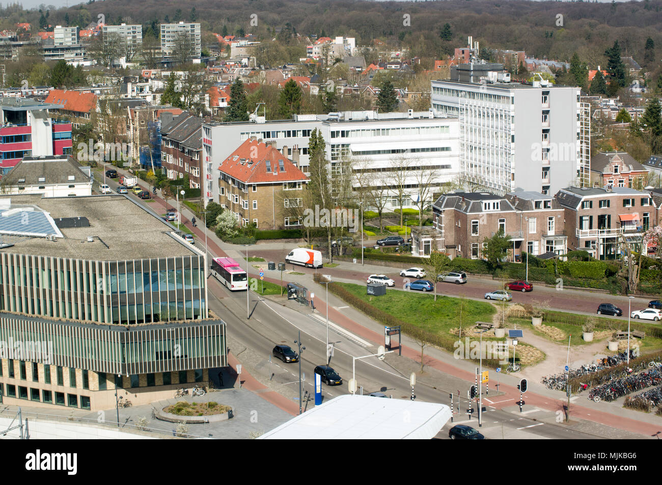 The city Arnhem, the Netherlands, view from above Stock Photo - Alamy