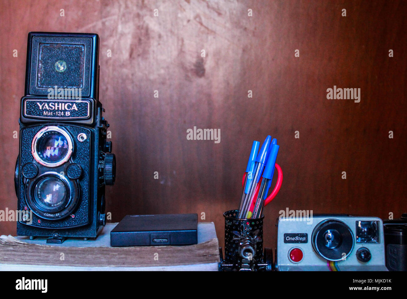 Vintage workspace hi-res stock photography and images - Alamy
