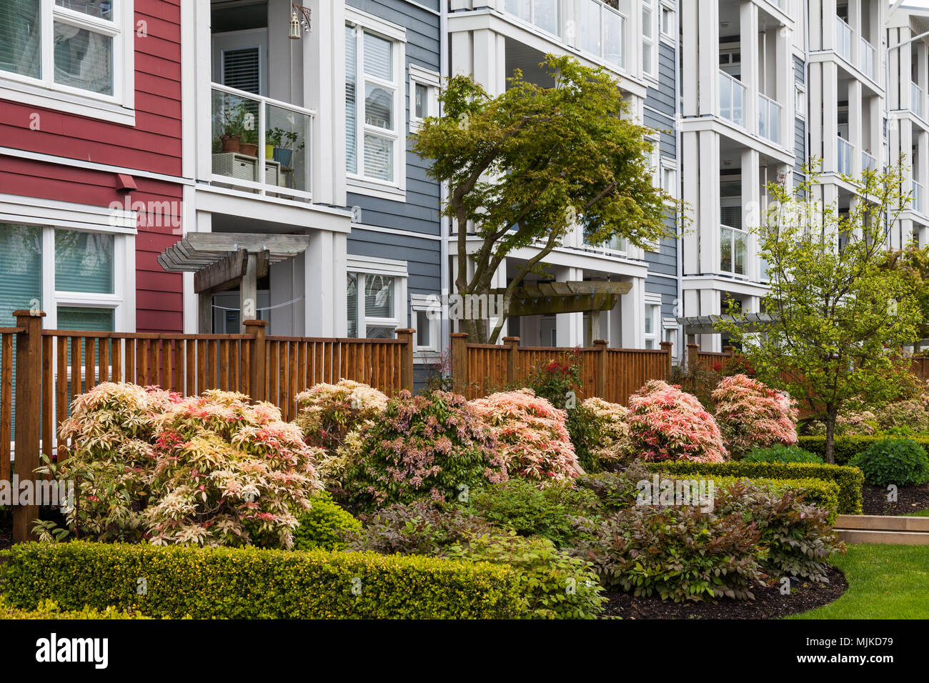 Balconies garden exterior hi-res stock photography and images - Alamy